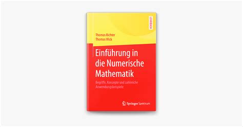 Einführung in Numerische Mathematik trên Apple Books