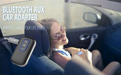 Suyee J35 Bluetooth Car Adapter 3 5mm Aux Bluetooth Receiver For Music Streaming Wireless