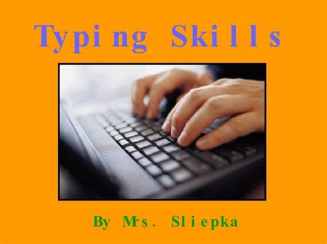 Typing Skills