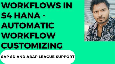 Workflows In S4 Hana Automatic Workflow Customizing YouTube