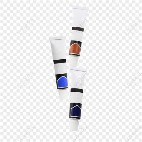 페인트 아트 용품의 세 튜브 물감 일러스트페인트 등미술 Png 일러스트 무료 다운로드 Lovepik