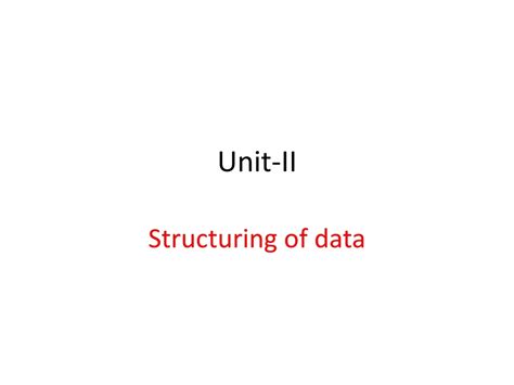 Ppt Data Structuring And Type Systems In Programming Powerpoint