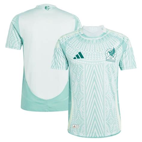 Mexico National Team Adidas 2024 Away Authentic Jersey Green Mexico