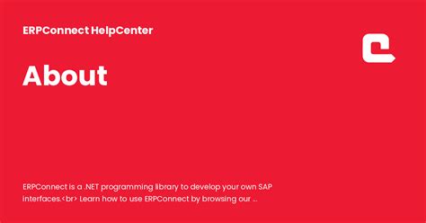About Erpconnect Helpcenter