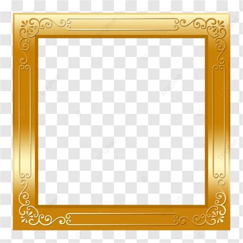 금 사각형 장식 화려한 프레임 정사각형 스퀘어 골드 장식 Png 일러스트 및 Psd 이미지 무료 다운로드 Pngtree