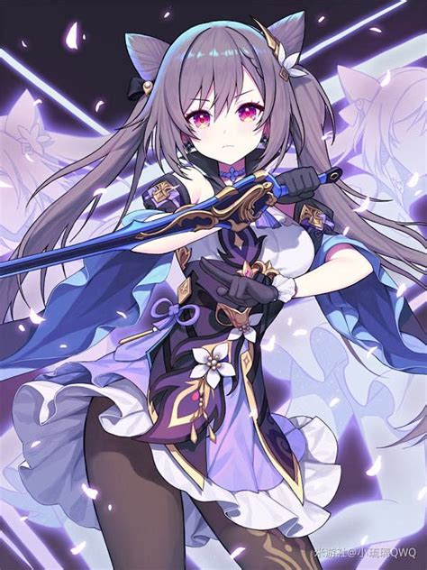 刻晴同人图 原神社区 米游社