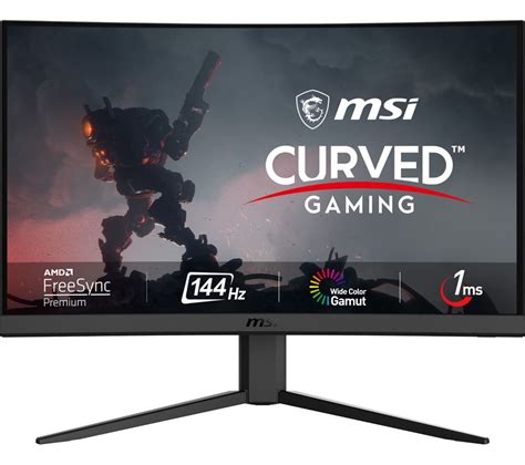 Msi Optix G24c4 Full Hd 24 Curved Led Gaming Monitor Black Fast