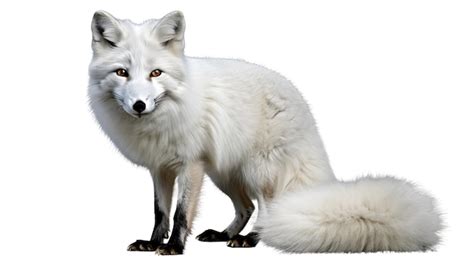 Cute Arctic Fox Premium Ai Generated Psd
