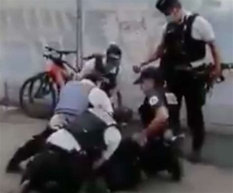 La Vidéo Dune Interpellation Musclée Pour Non Port Du Masque Fait