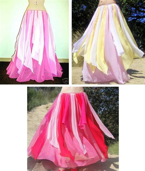 Ameynra Belly Dance Multicolor Chiffon Skirts By Ameynra On Deviantart