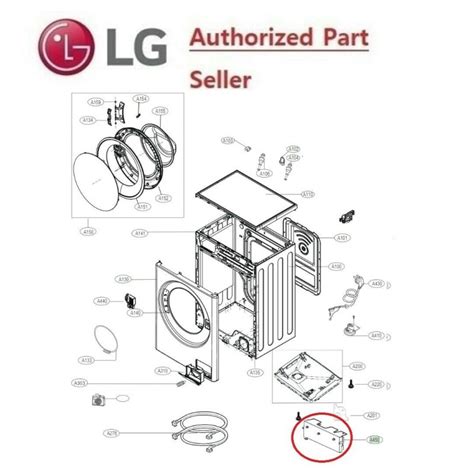 LG WASHING MACHINE PCB Assembly Main EBR FITS TO EBR WV W