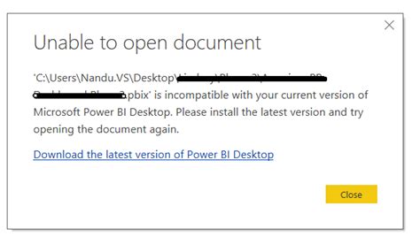 unable to open pbix file microsoft fabric community