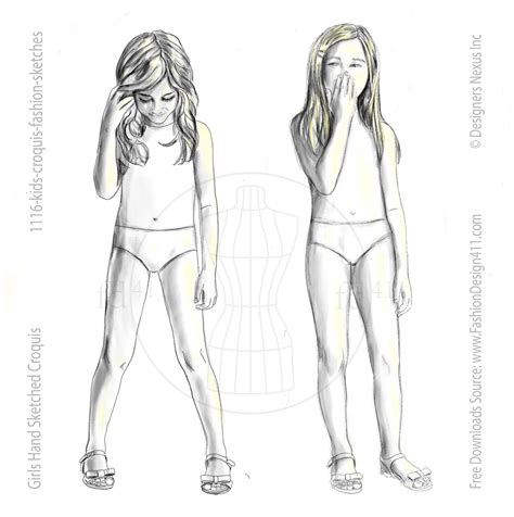 Female Croquis Fashiondesign411