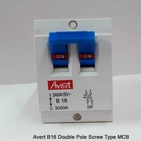 Double Pole Screw Type Mcb At ₹ 112 Piece In New Delhi Id 2853389294362