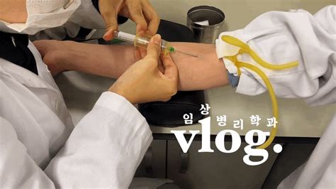 Vlog 임상병리학과 대학생 일상 브이로그 시험기간을 곁들인 또 채혈 Tcd검사 심전도 혈액도말 실습 Youtube