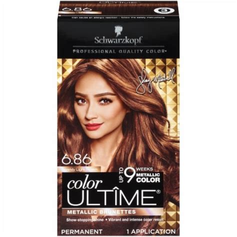 Schwarzkopf® Color Ultime® 686 Sparkly Light Brown Permanent Hair