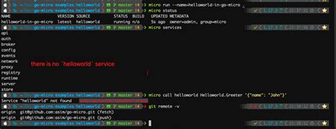 Hello World Example Can Not Create Micro Service · Issue 2362 · Micro