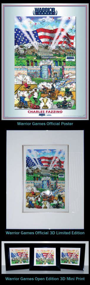 Fazzino D Art Collection For The Warrior Games Fazzino