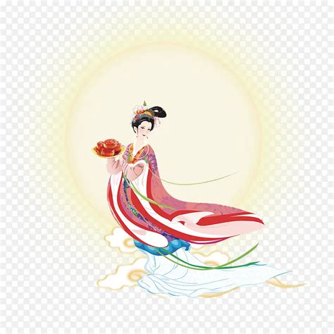 嫦娥，卡通嫦娥，淘宝素材，中秋png图片素材下载 图片编号10210344 Png素材网