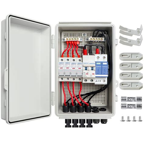 Mua EXCELFU 4 String PV Combiner Box Solar Combiner Box With Lightning
