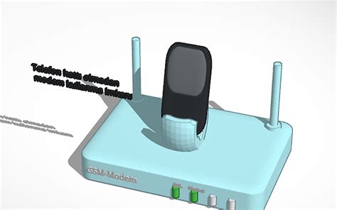 3d Design Gsm Modem Tinkercad