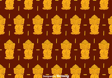 Ganesha Pattern Background 125867 Vector Art At Vecteezy
