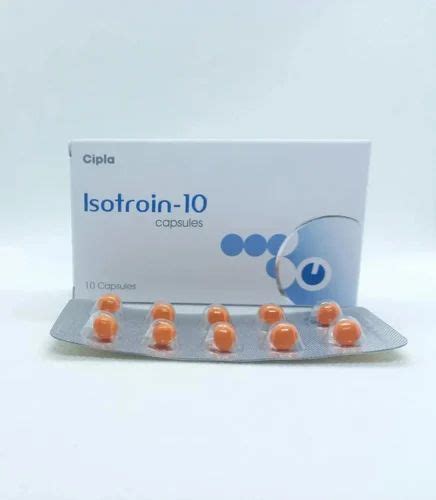 Finished Product Isotretinoin ISOTROIN 10MG TABLETS For Anti Acne