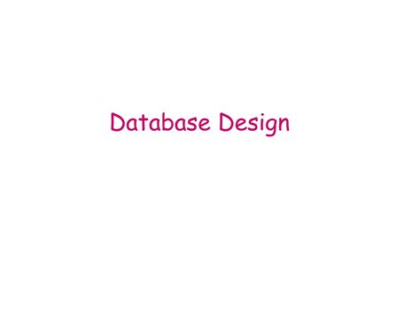 PPT Database Design PowerPoint Presentation Free Download ID 1525420