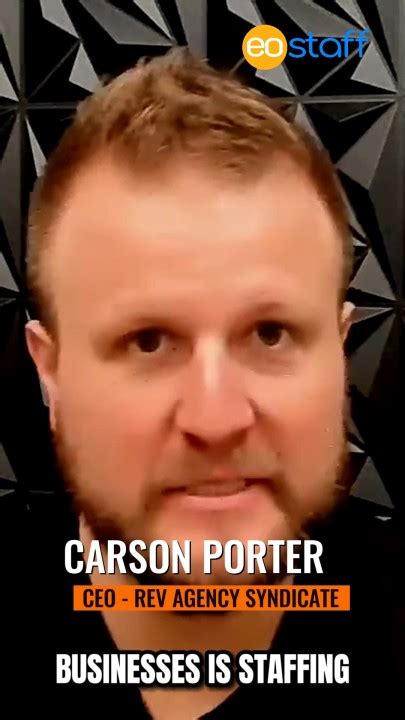 Eo Staff On Linkedin A Testimonial For Eo Staff From Carson Porter Ceo Of Rev Agency Syndicate
