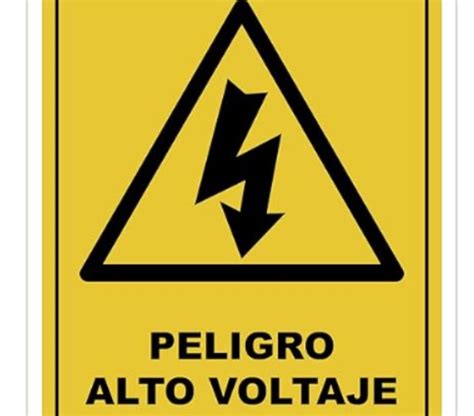 Venta De Letrero De Peligro Alto Voltaje Señaletica