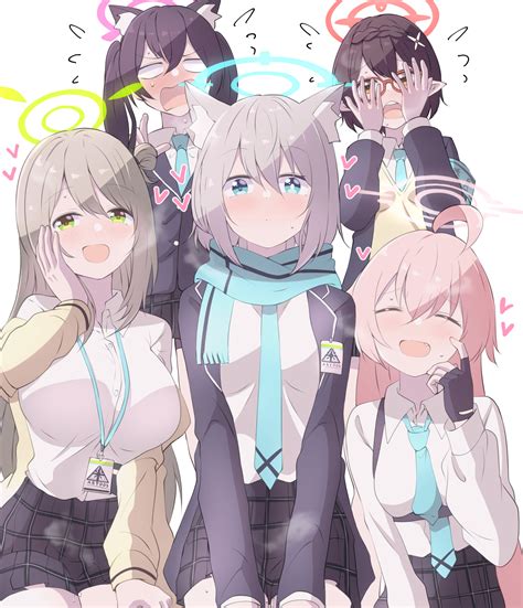 Shiroko Hoshino Nonomi Serika And Ayane Blue Archive Drawn By Tonomiya Danbooru