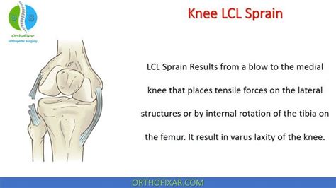 Knee Lcl Sprain