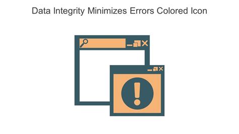 Data Integrity Minimizes Errors Colored Icon In Powerpoint Pptx Png And
