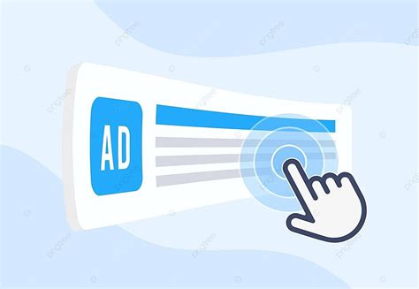 Targeted Adsppc Click Concept Tested Cursor Highlights Ad Vector