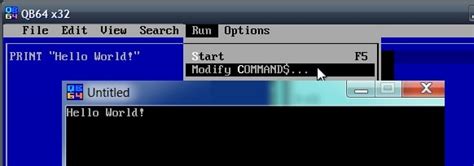 Qbasic64 Installation De Lide Et Premier Test