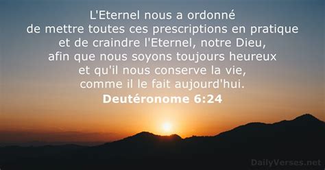 février Verset Biblique du Jour Deutéronome DailyVerses net