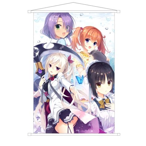 星光咖啡馆与死神之蝶柚子明月栞那四季夏目挂画周边挂轴礼物定制虎窝淘