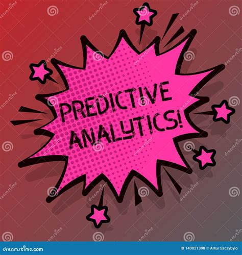 Conceptual Hand Writing Showing Predictive Analytics Business Photo Showcasing Method To