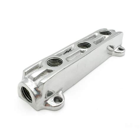 Polished Straight Finned Fuel Distribution Log