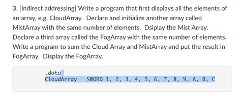 Solved X86 Assembly Using Only MASM Once Code Is Running Chegg