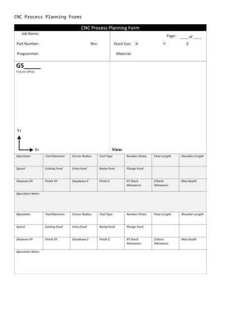 Docx Cnc Process Planning Forms Dokumentips