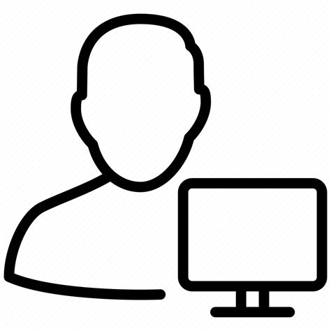 Admin Administrator Designer User Profile Account Screen Icon Download On Iconfinder