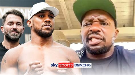 NO COMMUNICATION NOTHING Dillian Whyte Exclusive Questions If Anthony Joshua Serious