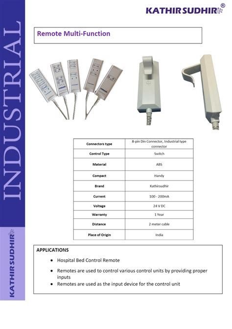 Wired Two Function Remote At ₹ 1228piece In Chennai Id 2849778873848