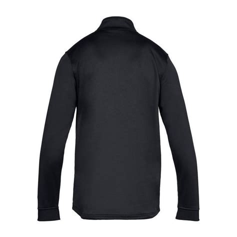 Under Armour Mens Fleece Half Zip Pullover Long Sleeve Shirt Black M