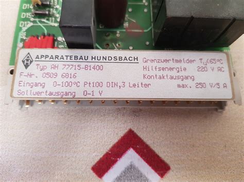 Apparatebau hundsbach ah77715 pcb card ah77715-b1400 – Aeliya Marine Tech