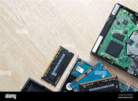 Cyber Data Attack Concept Broken Laptop Crash Motherboard Memory
