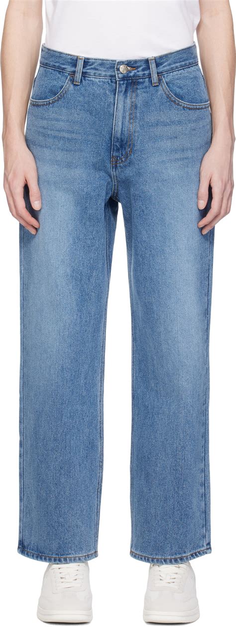 ADER Error Blue Sig TRS Tag 01 Jeans ADER Error