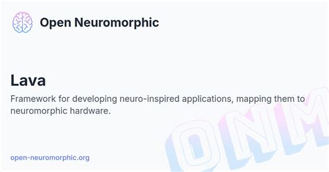 Lava Open Neuromorphic