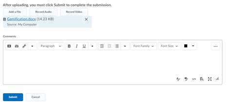 Uploading An Assignment Lte Online
